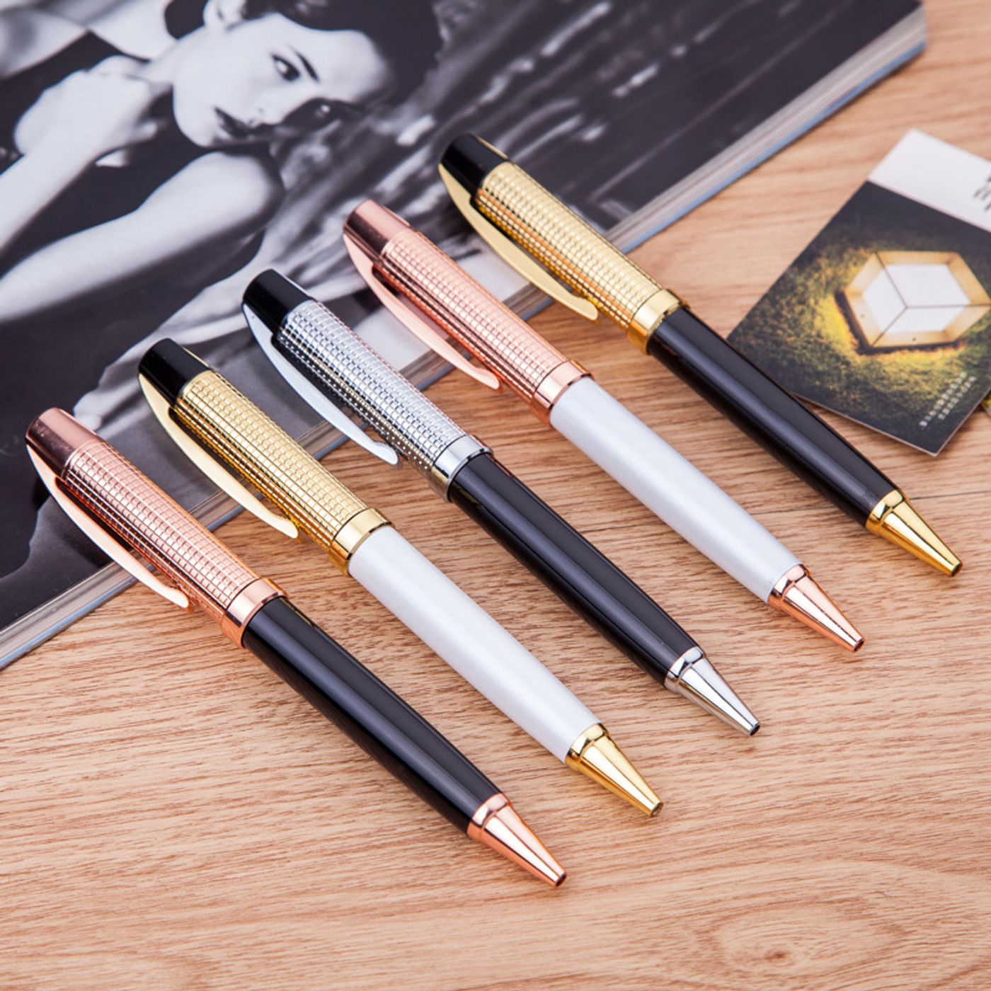 Custom Plaid Big Metal Ballpoint Pen PMT01010 | CustomBalloonNow.com ...