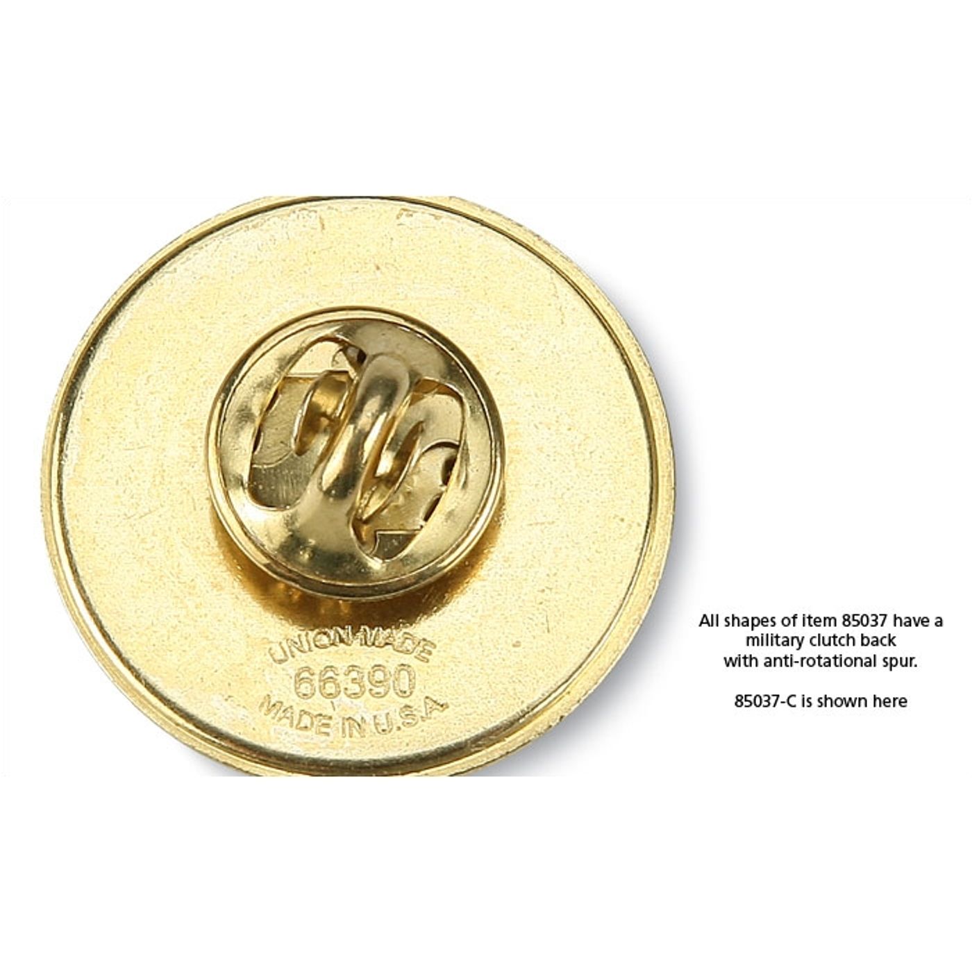 Lapel Pin - Small Circle | CustomLanyard.net | SKU# 5338