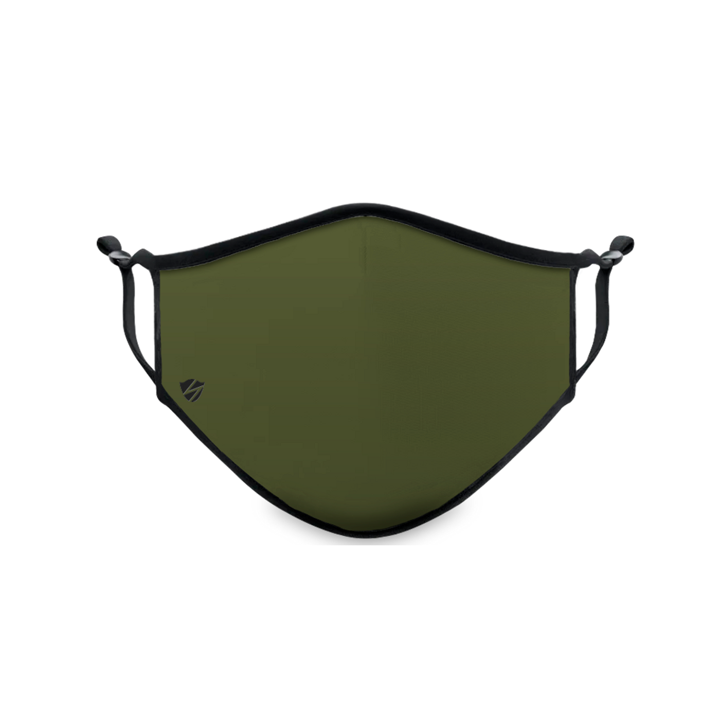 Solid Dark Green Face Mask - Customlanyard.Net | CustomLanyard.net ...