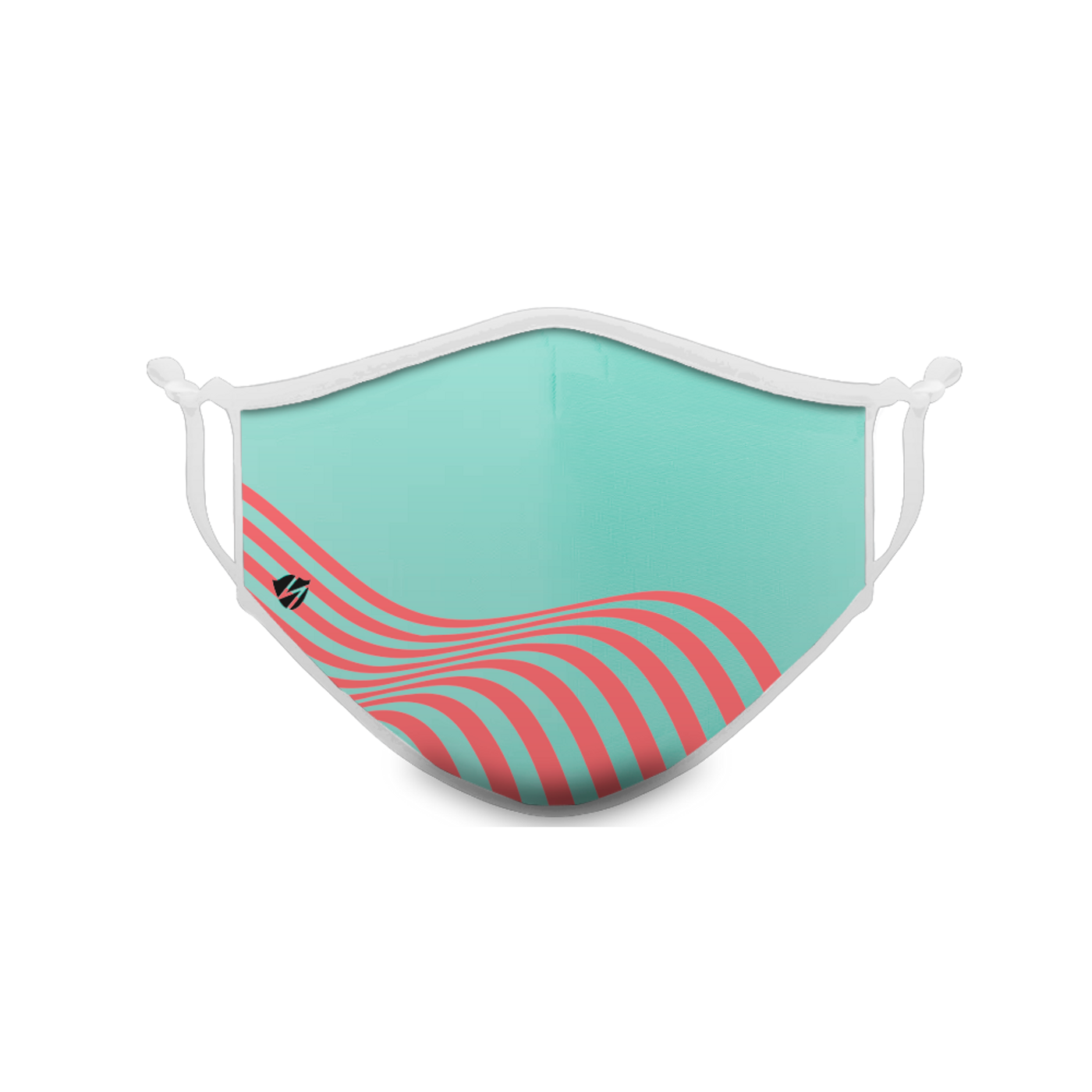 Buy Online Smooth Waves Design Face Mask - Customlanyard.Net ...