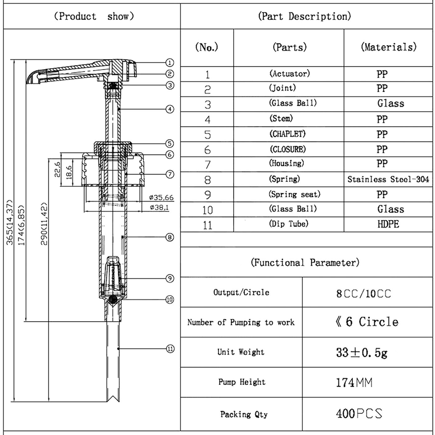 1-Gallon Dispenser Pump Bulk | Pump Dispenser | Wrist-Band.Com | SKU# 5898