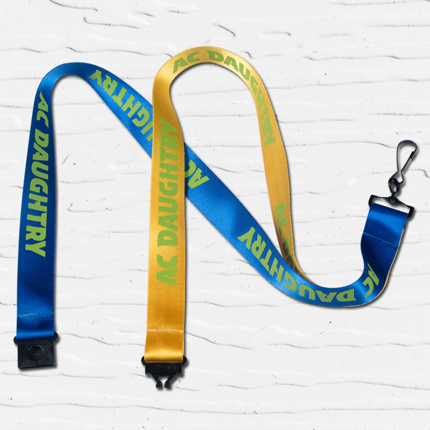 Two Tone Nylon Lanyard with Black Hook - Customlanyard.Net ...