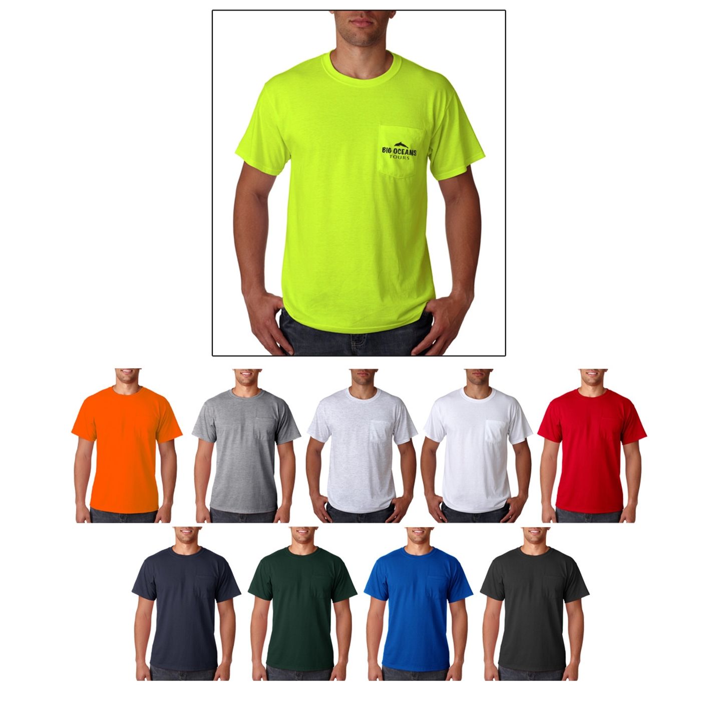 Branded Jerzees Adult Heavyweight Blend T-Shirt | Wrist-Band.Com | SKU ...