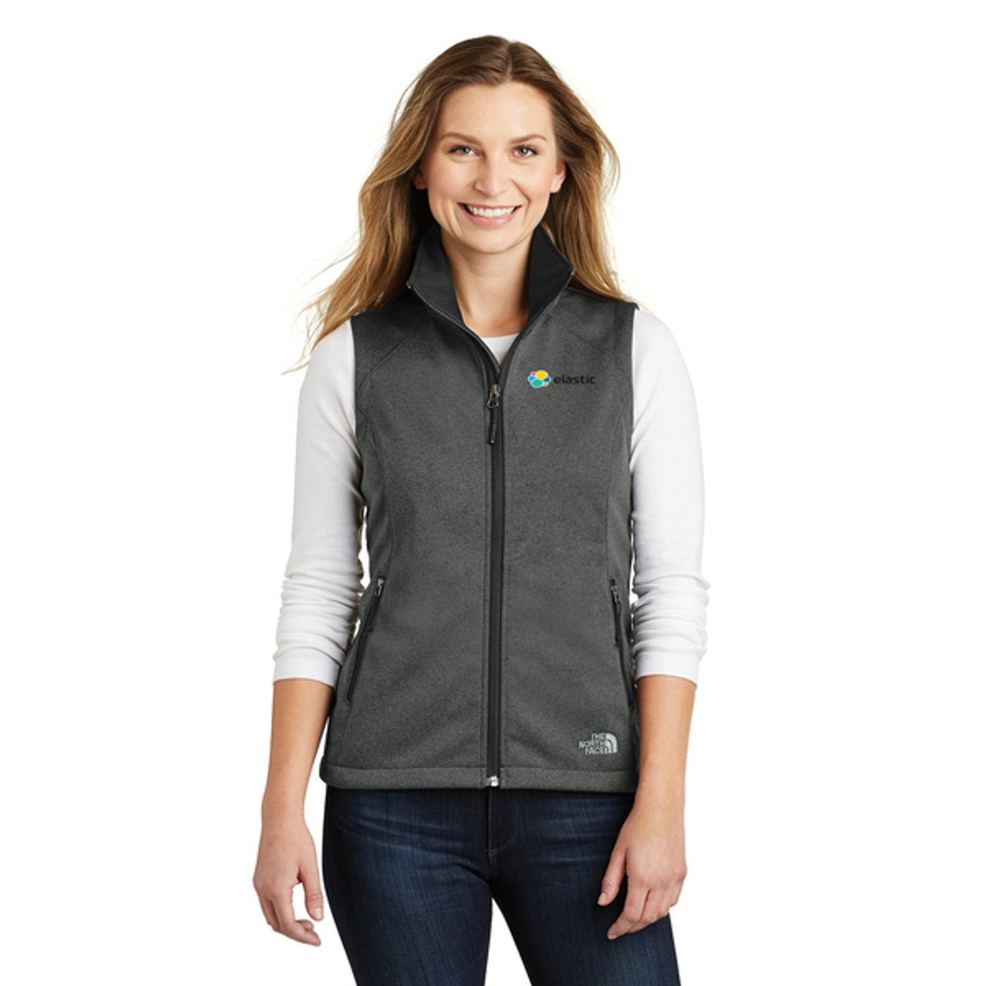 The North Face Ladies Ridgeline Soft Shell Vest - Dark/All ...