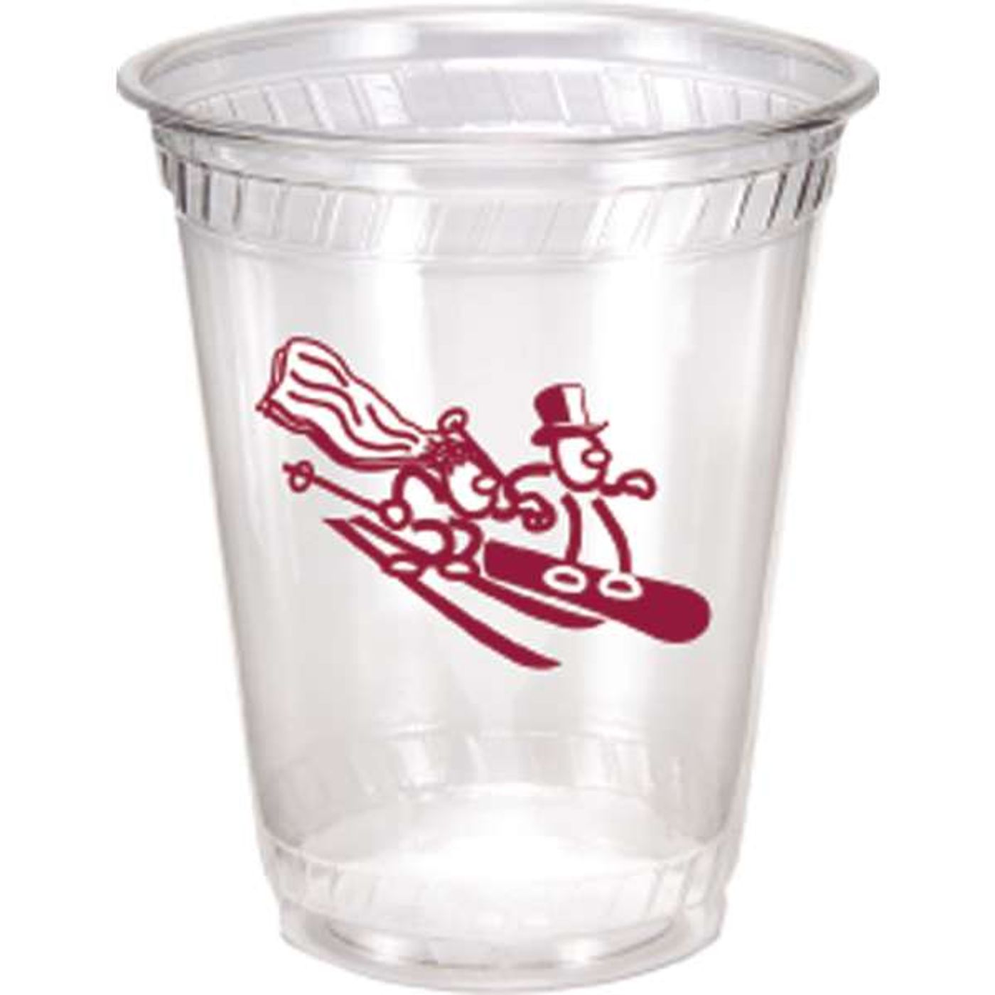 7 oz. Greenware Clear Plastic Cup | CustomButtonsNow.com | SKU# 4317
