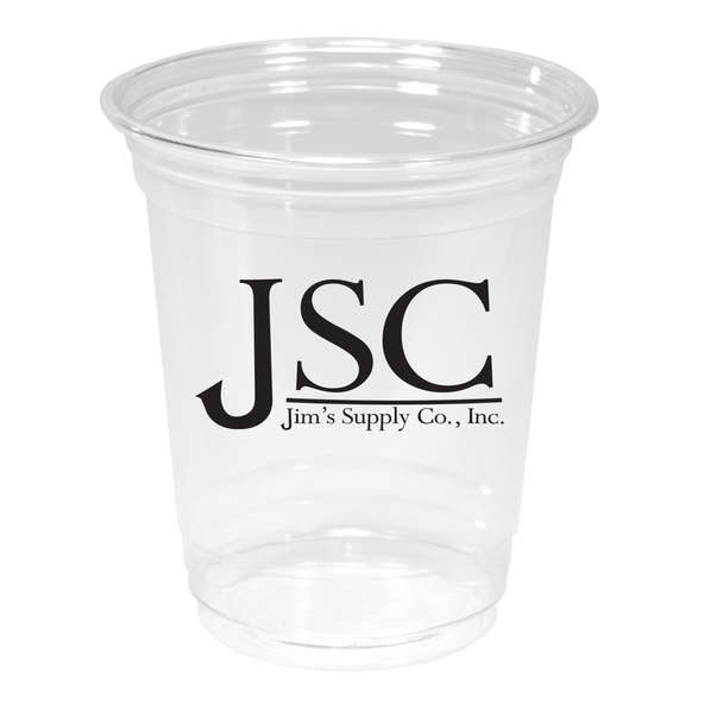 Easyline Clear Plastic Cup - 12 oz. (Large Qty) | CustomLanyard.net ...