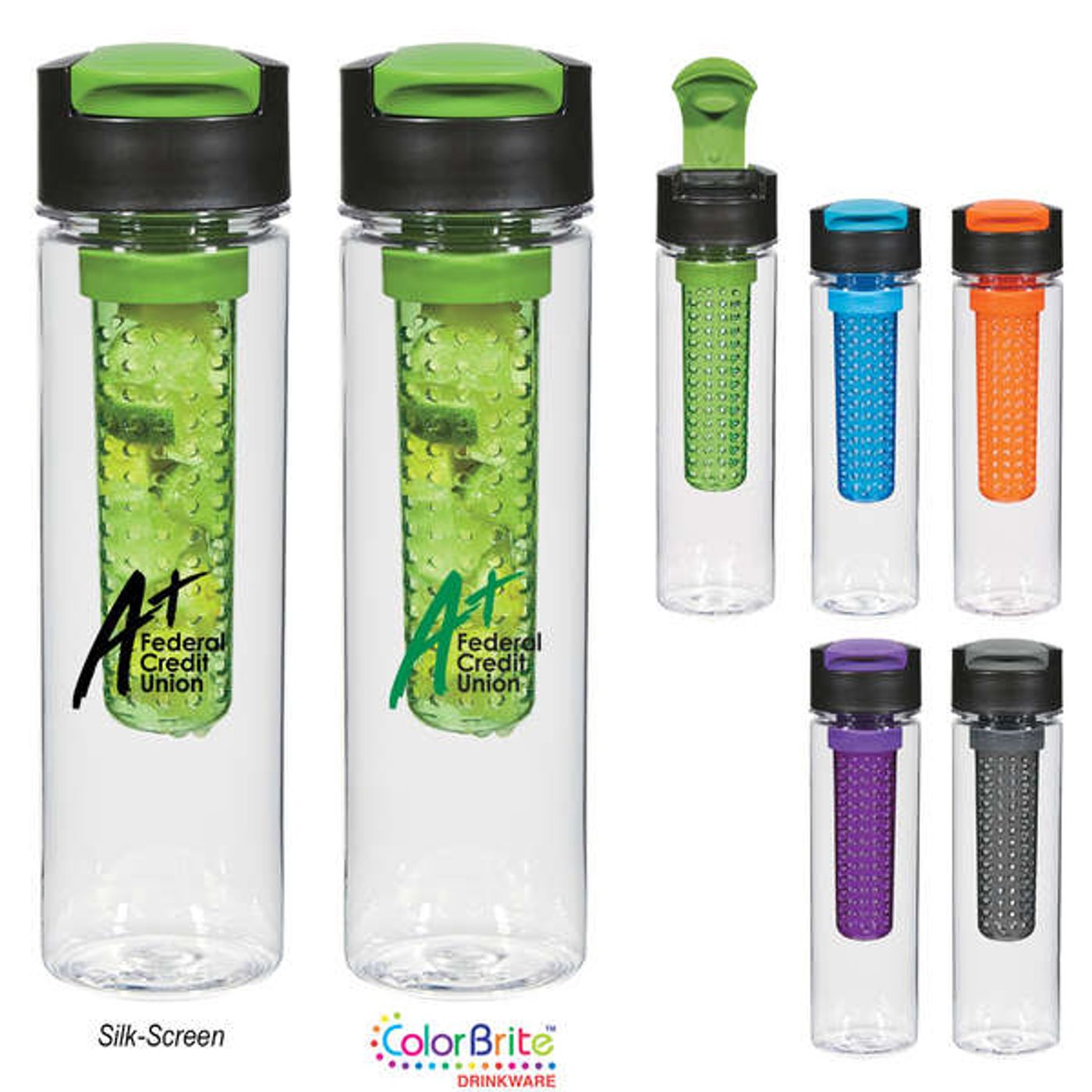 24 Oz. Fruit Fusion Breeze Bottle | CustomButtonsNow.com | SKU# 4358