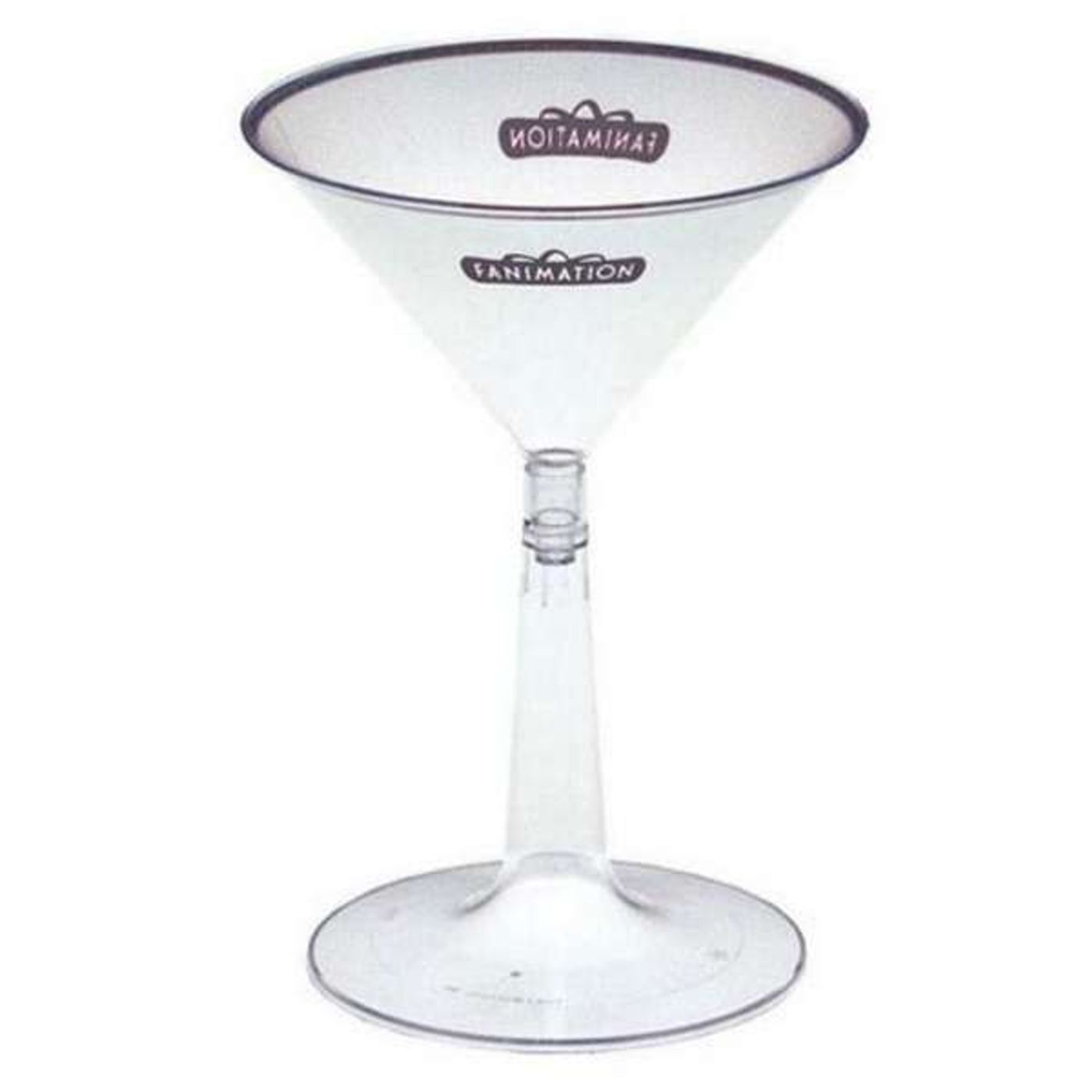 Two-Piece Martini Glass - 6 oz | CustomButtonsNow.com | SKU# 4771