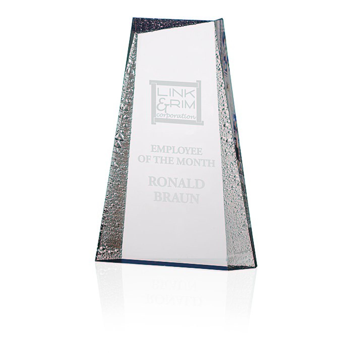 Monument Acrylic Award - 9" | CustomButtonsNow.com | SKU# 5169