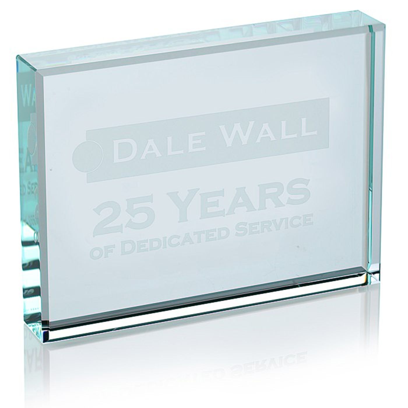 Jade Glass Paperweight - Horizontal | CustomButtonsNow.com | SKU# 5441