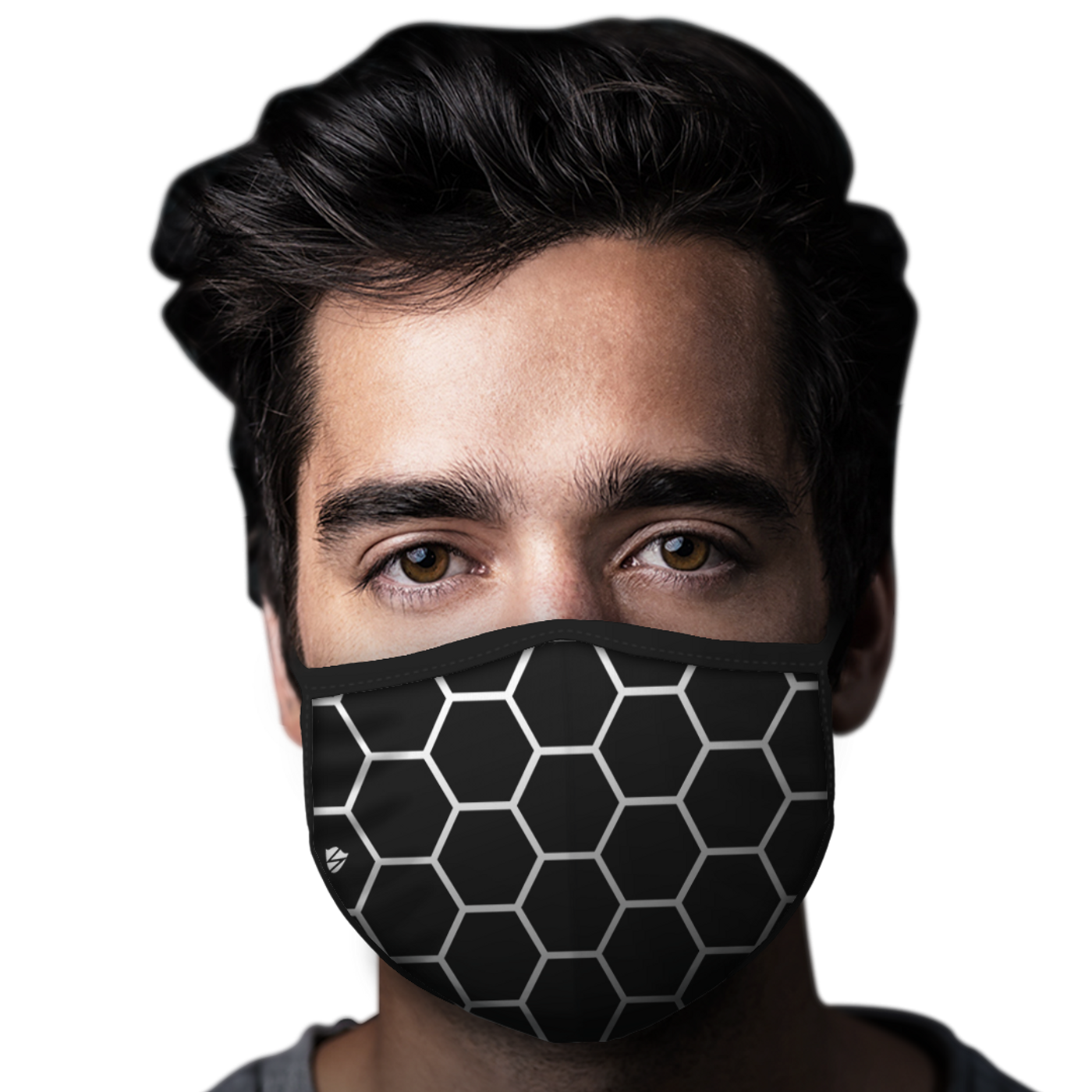 Hexagon Shapes Mouth Masks - Custombuttonsnow.Com | CustomButtonsNow ...