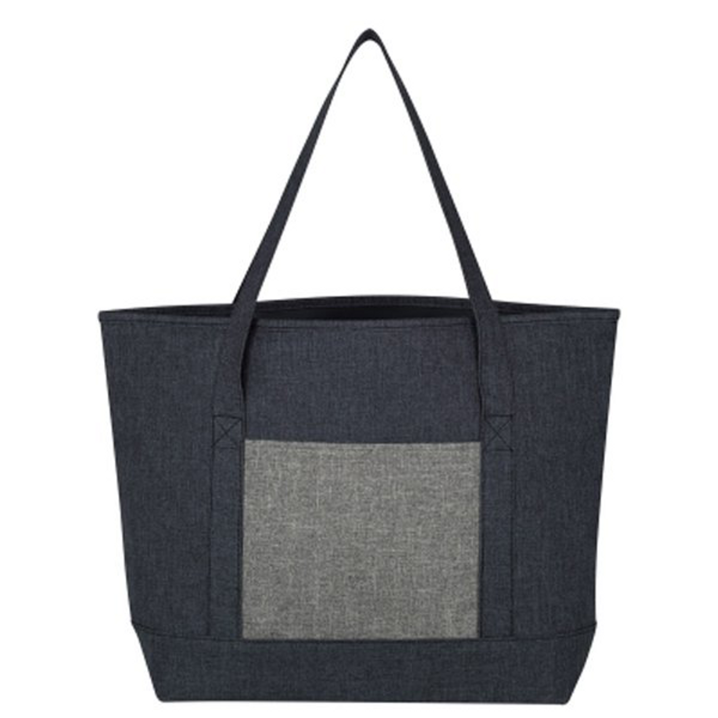 Custom Printed Denim Effect Tote Bags With Logo | CustomButtonsNow.com ...